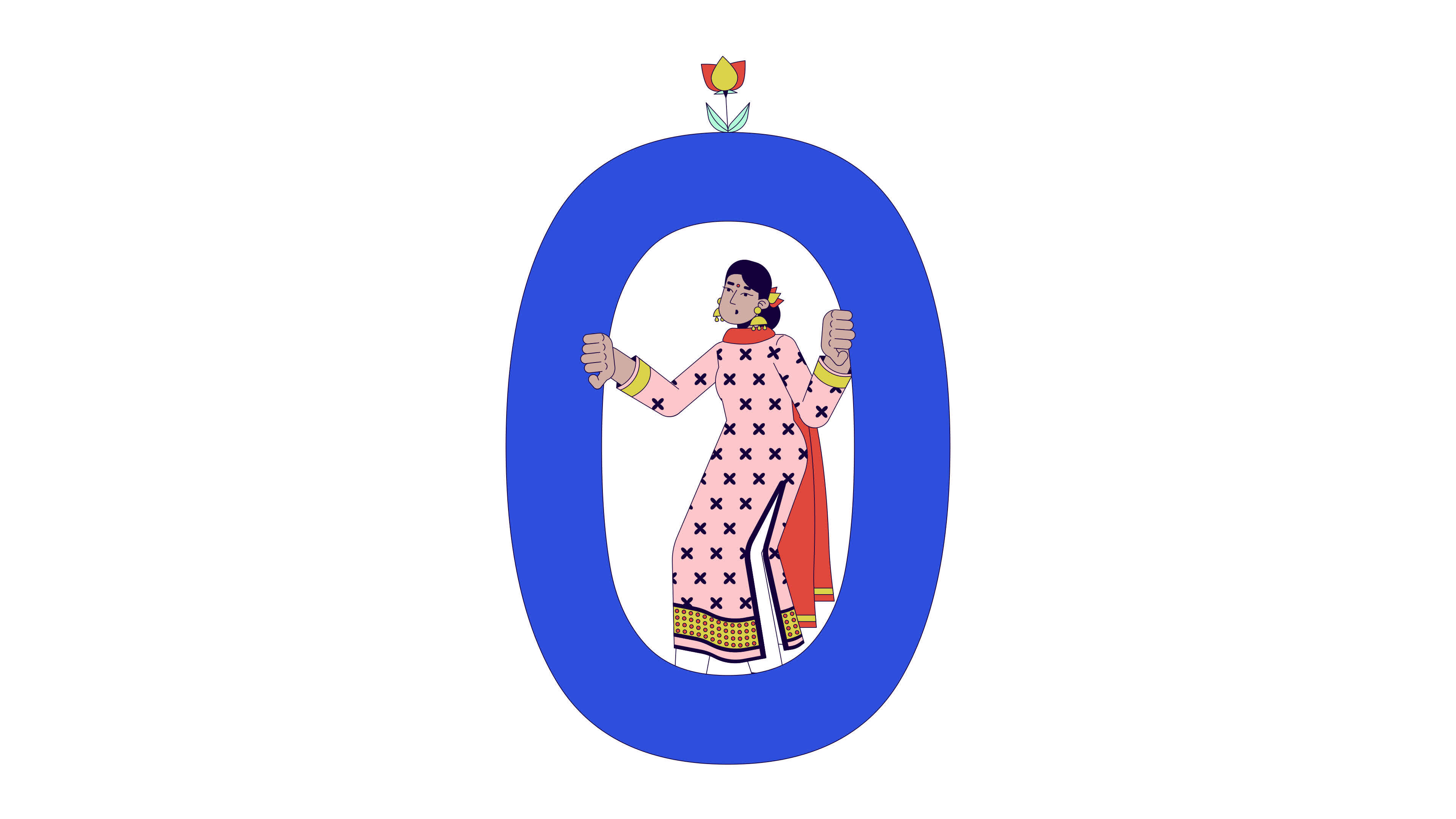 indian-woman-in-digit-zero-line-2d-character-animation-female-software