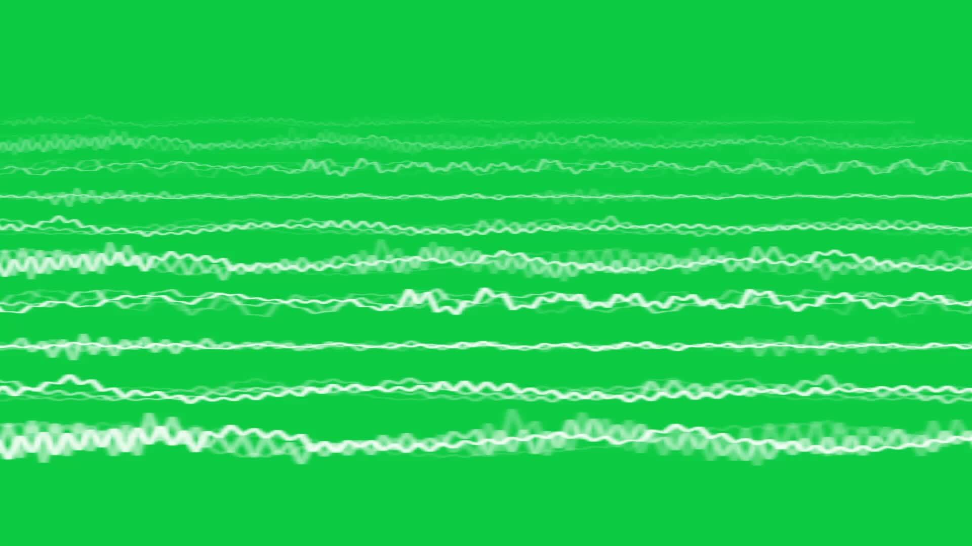 Waveform Green Screen Stock Video Footage for Free Download