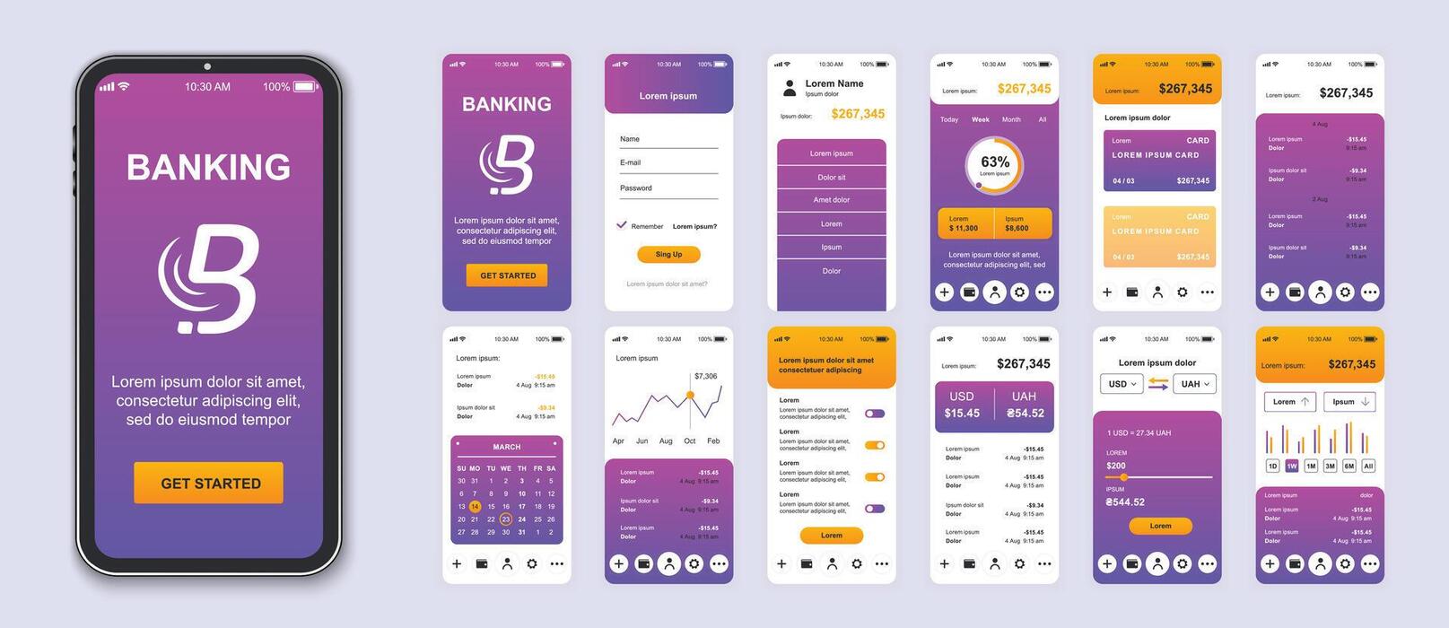 Banking App Vector Art, Icons, and Graphics for Free Download
