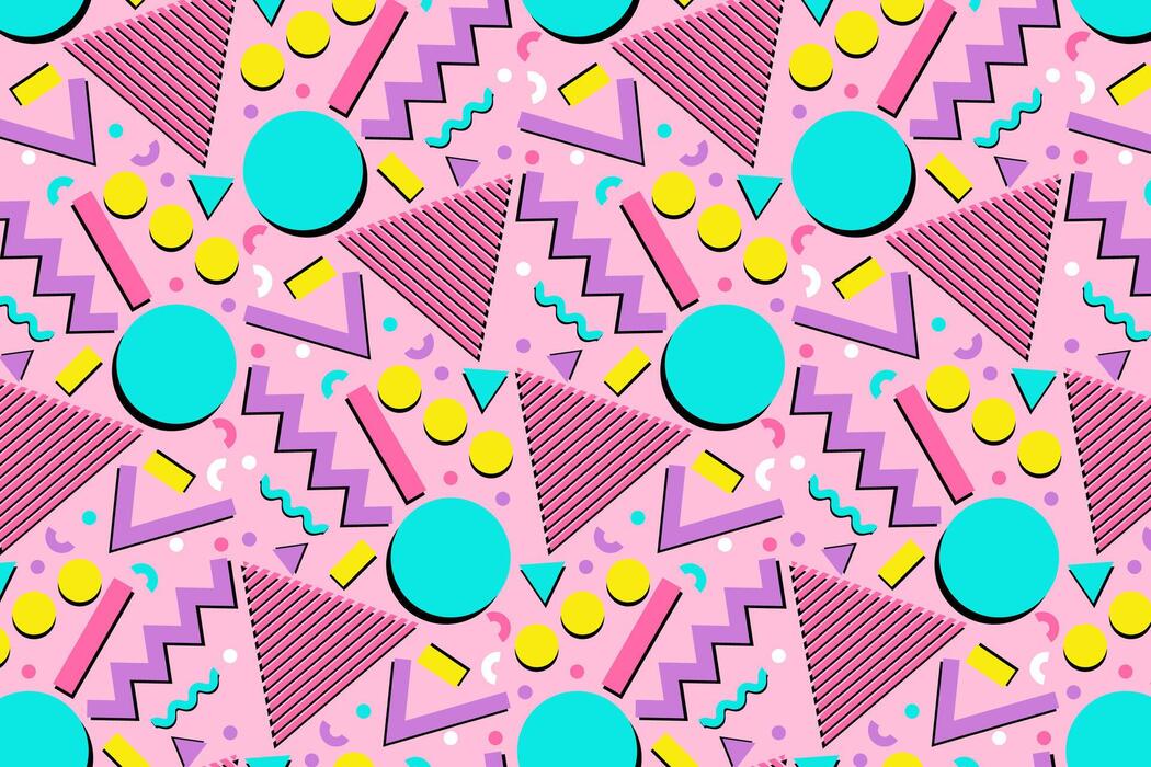 80s Funky Pattern Vector Art, Icons, and Graphics for Free Download