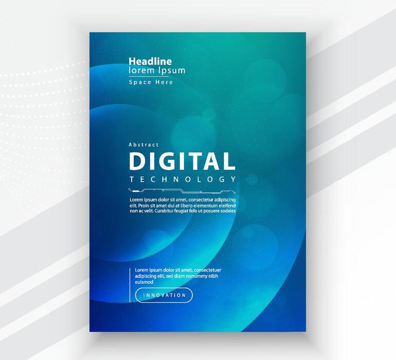 Technology Book Cover Vector Art, Icons, and Graphics for Free Download