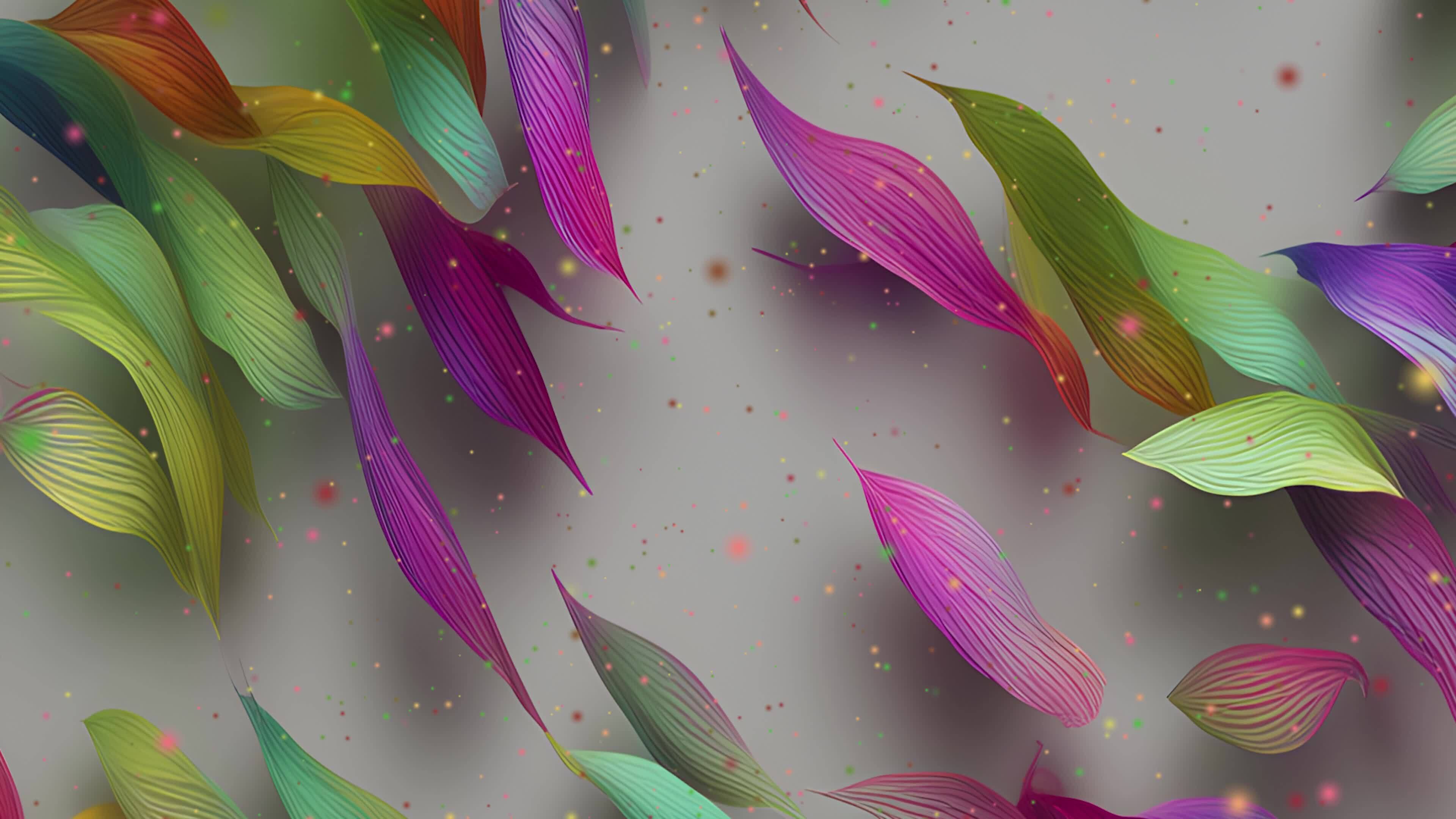 Ai Generated Abstract Twisted Holographic Animationabstract Liquid Gradient Background