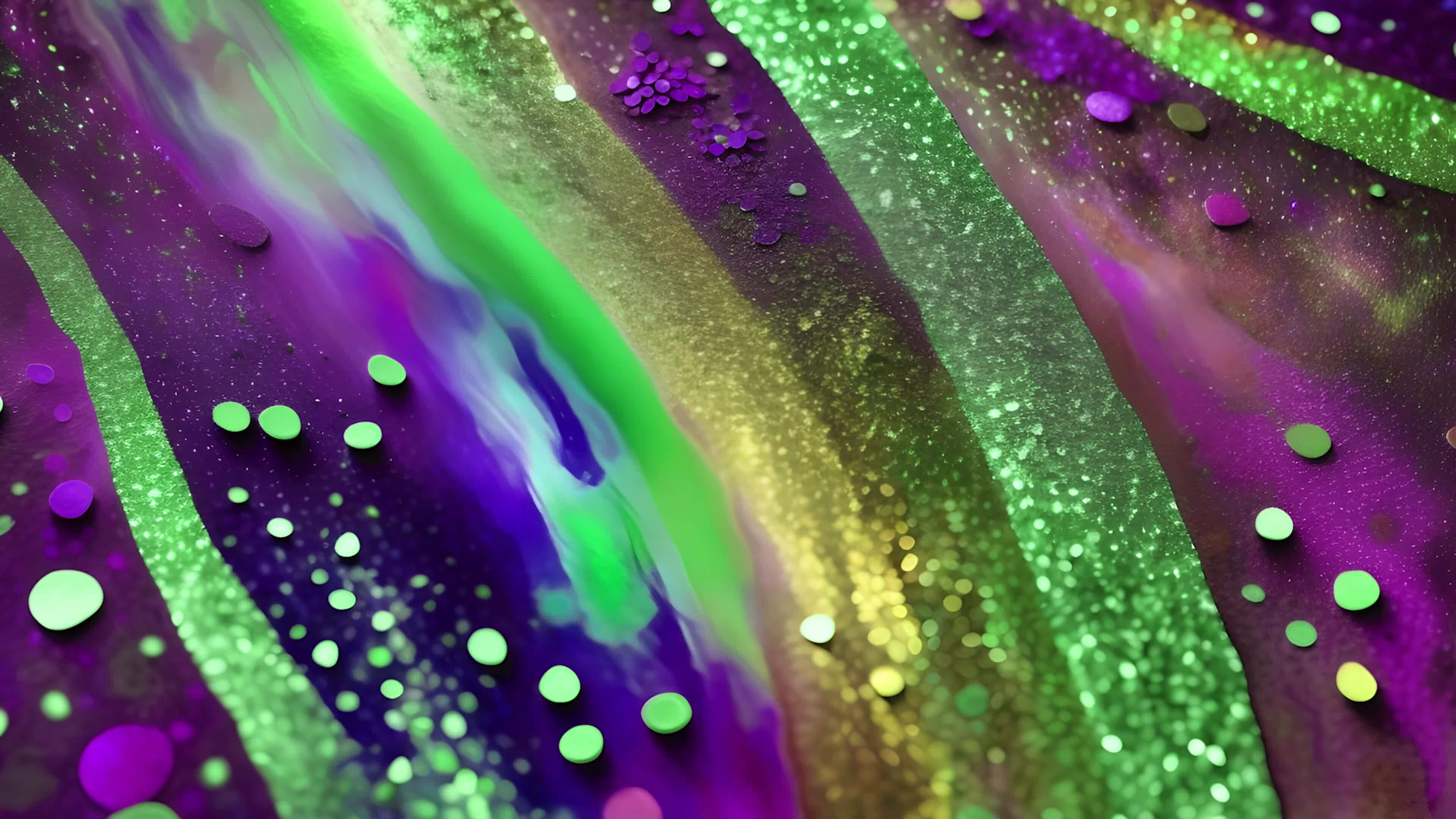 Ai Generated Abstract Twisted Holographic Animationabstract Liquid