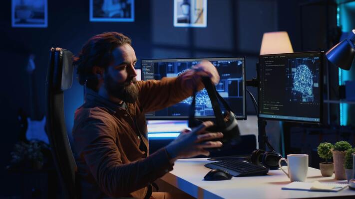 Computer Scientist Stock Video Footage for Free Download