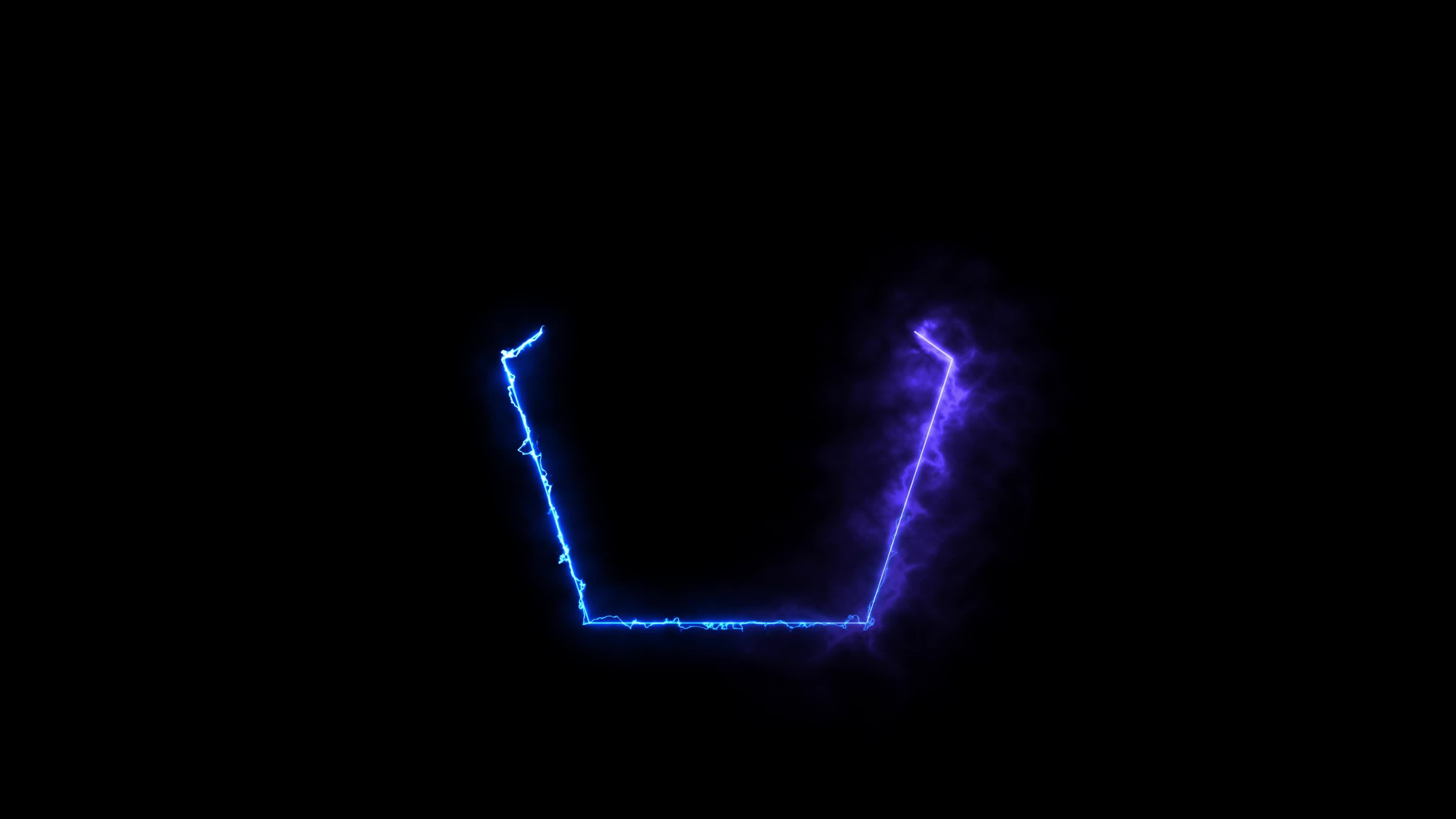 Saber Neon Circle Loop Circle Loading Bar Loop Neon Glowing Frame Background Laser Saber