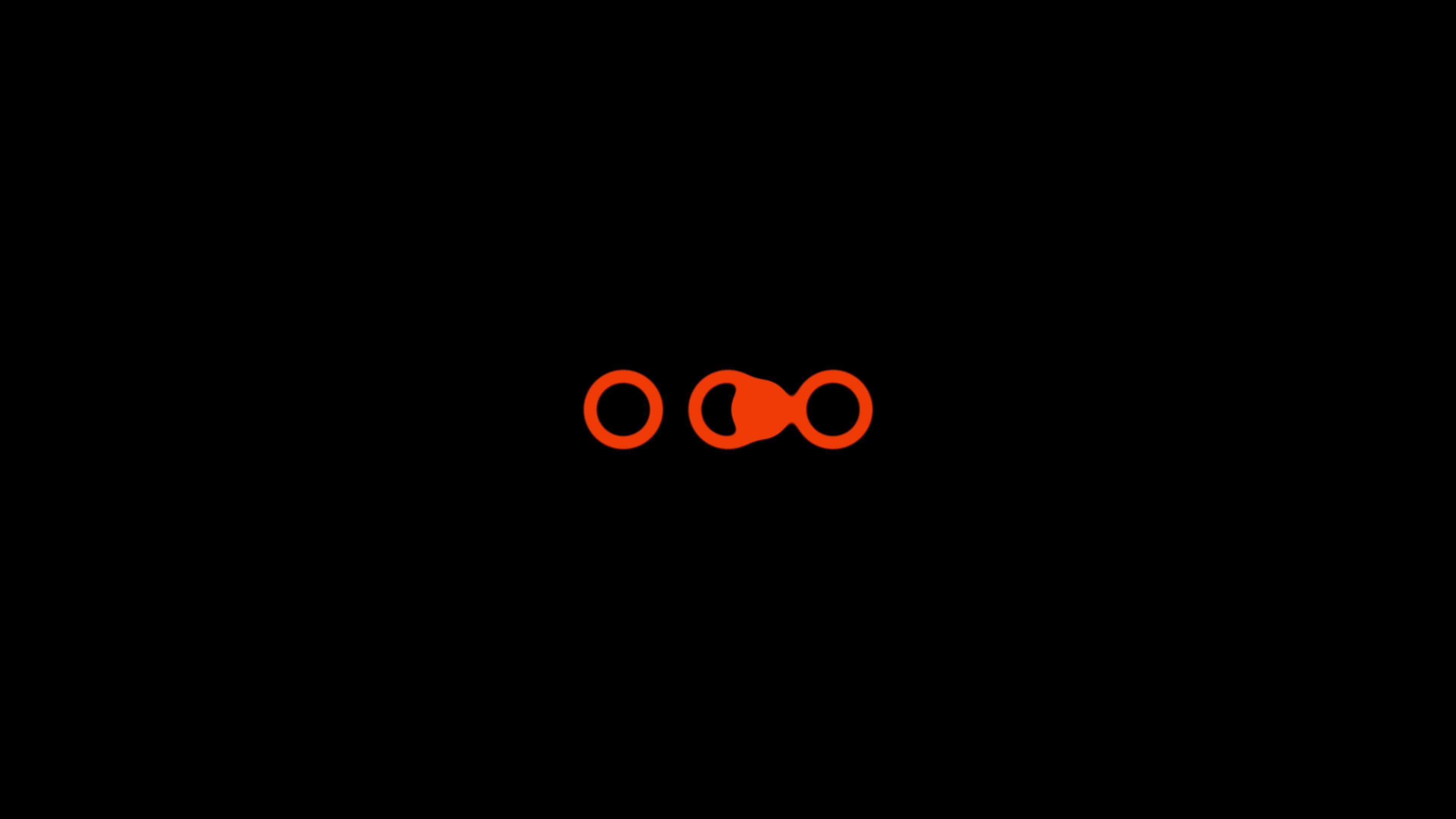 Circle Loading Icon Loop Out Animation With Dark Background Circles Loading Icon On A Black