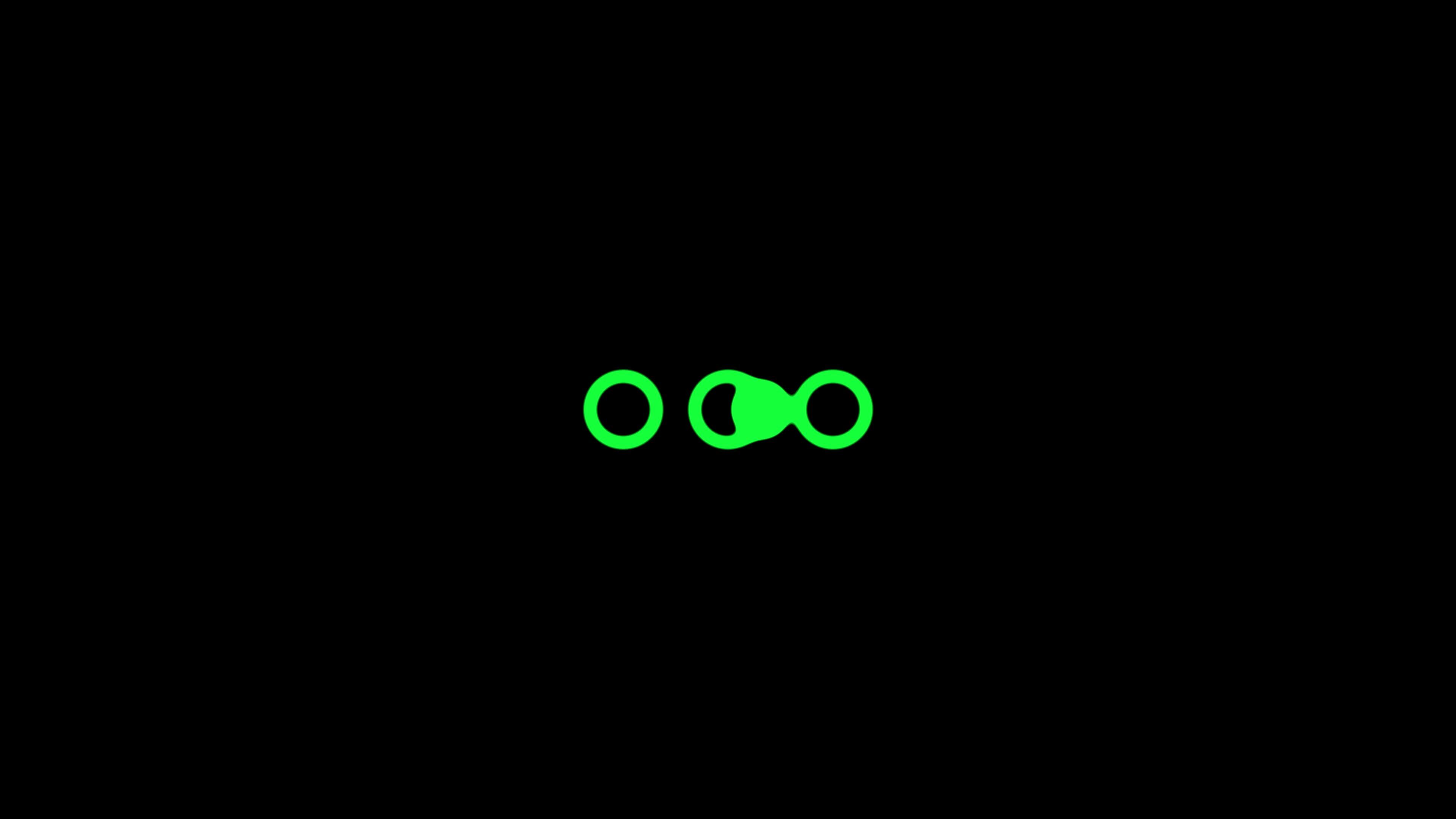 Circle Loading Icon Loop Out Animation With Dark Background Circles Loading Icon On A Black