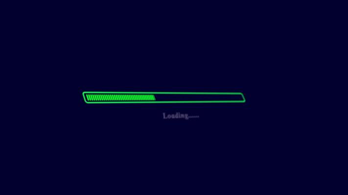 Loading Bar Transparent Background Stock Video Footage for Free Download
