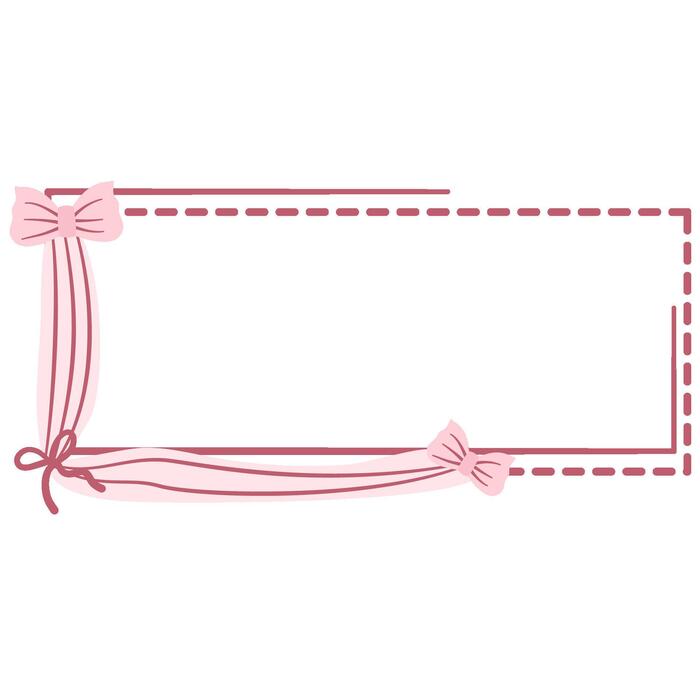 Pink Ribbon Frame Vector Art, Icons, and Graphics for Free Download