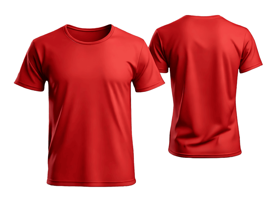 Red T Shirt Mockup PNGs for Free Download