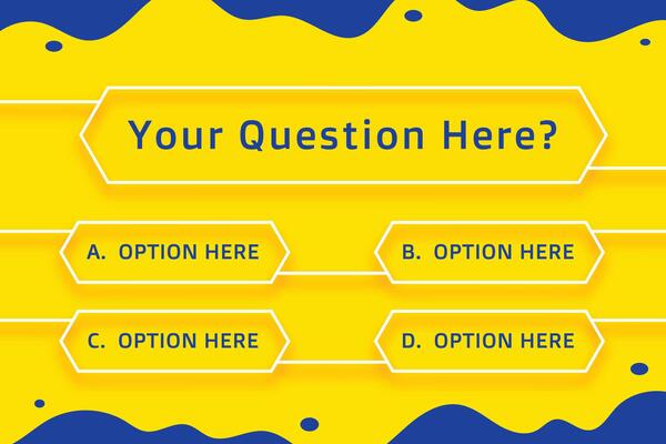 Quiz Template Vector Art, Icons, and Graphics for Free Download