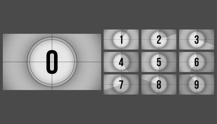 Flip Number Vector Art, Icons, and Graphics for Free Download