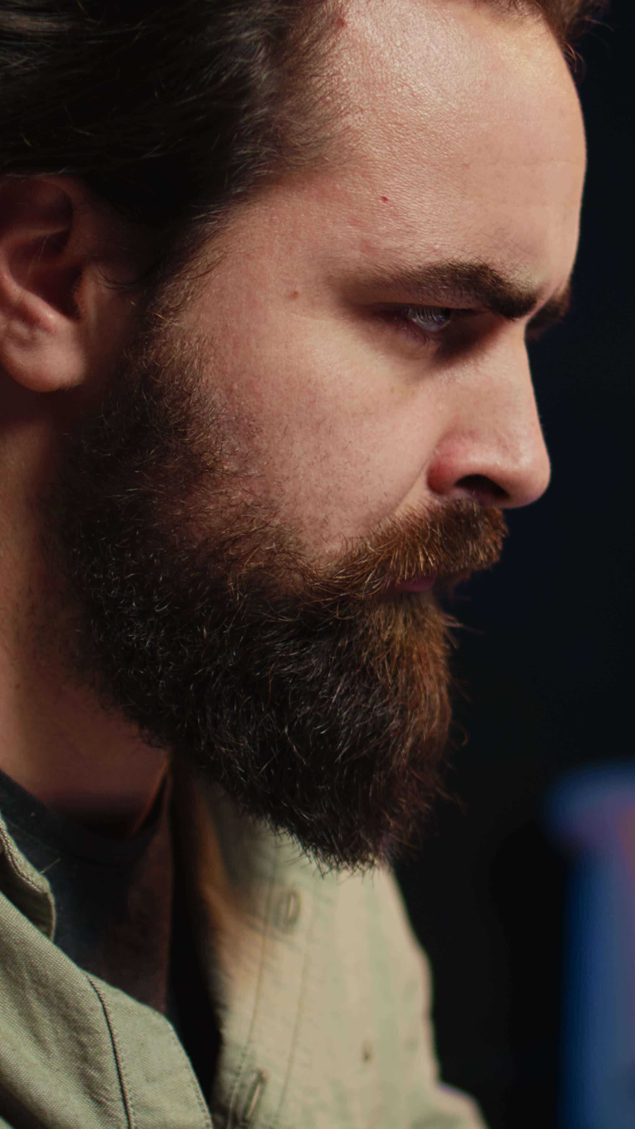 Beard Growth Stock Video Footage for Free Download