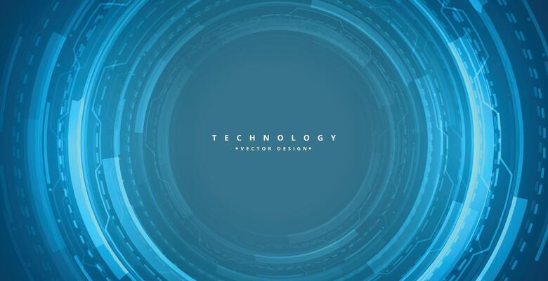 Abstract Blue Technology Background Vector Art Icons And Graphics For Free Download