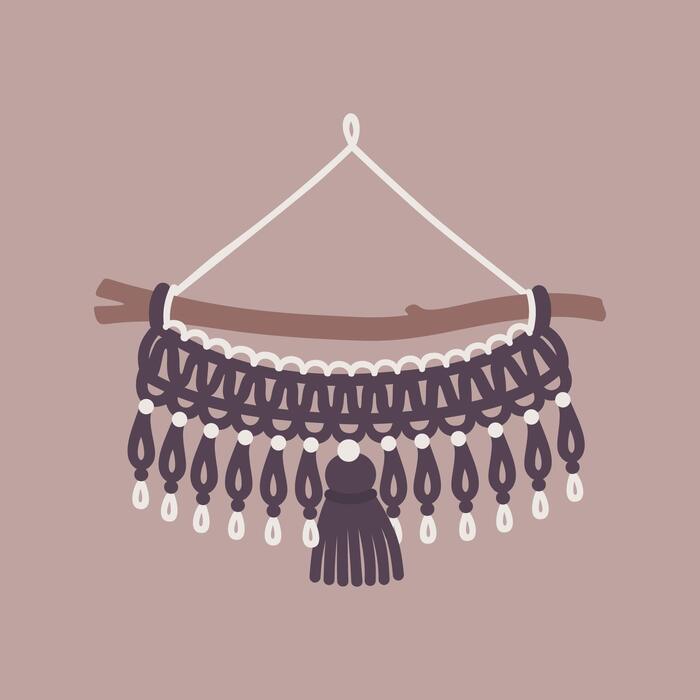 Macrame Vector Art, Icons, and Graphics for Free Download