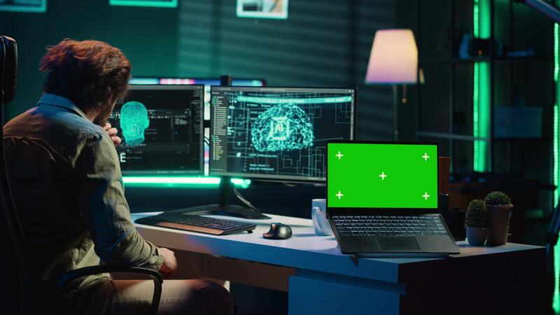 Programmer Being Asked Existential Questions By Awaken Ai Gaining