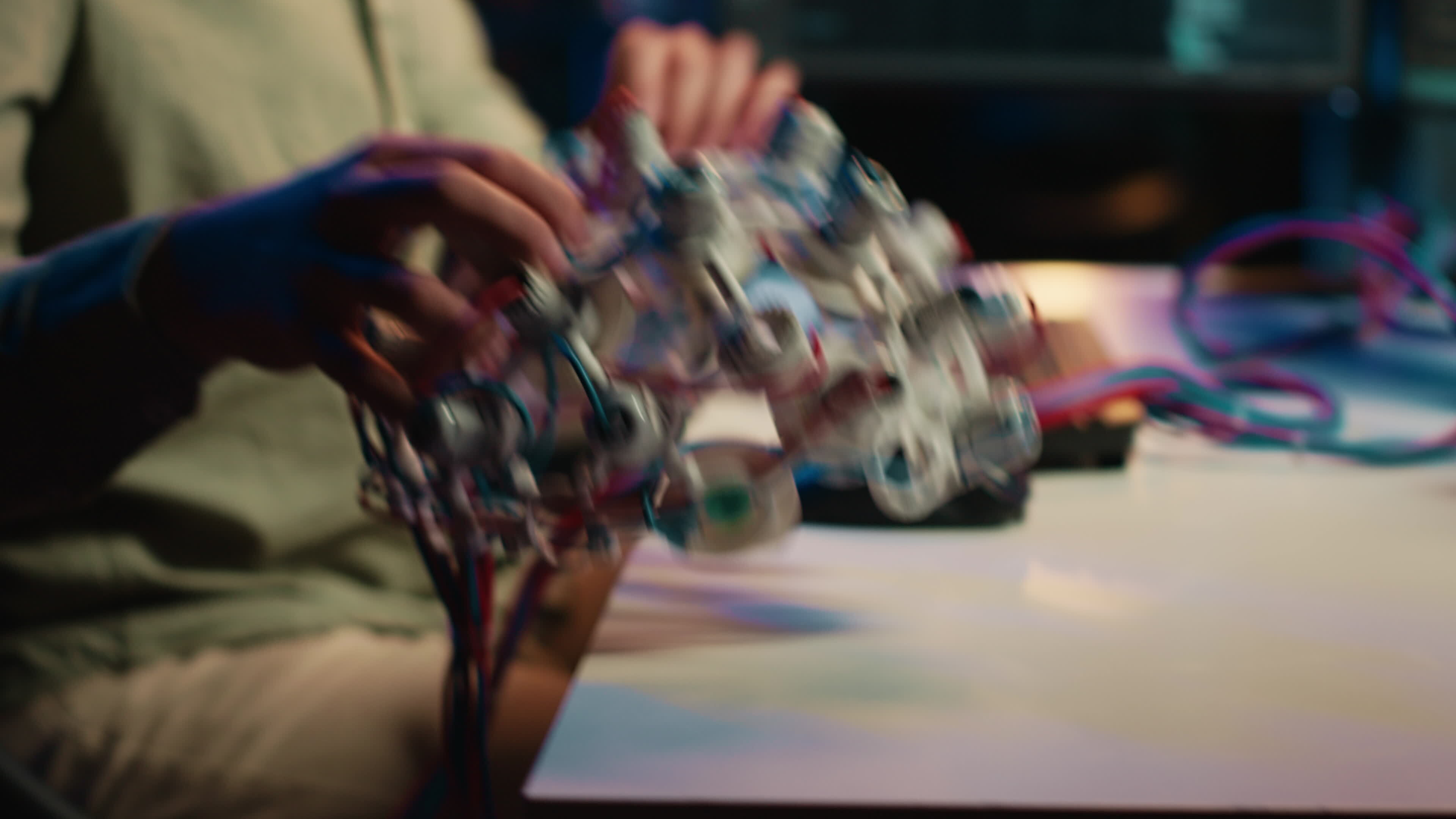 Engineer Puts Eeg Headset On Links Brain To Cyberspace Conducts