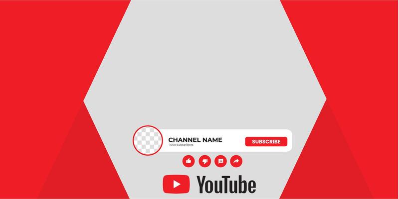 Youtube Banner Funny Vector Art, Icons, And Graphics For Free Download