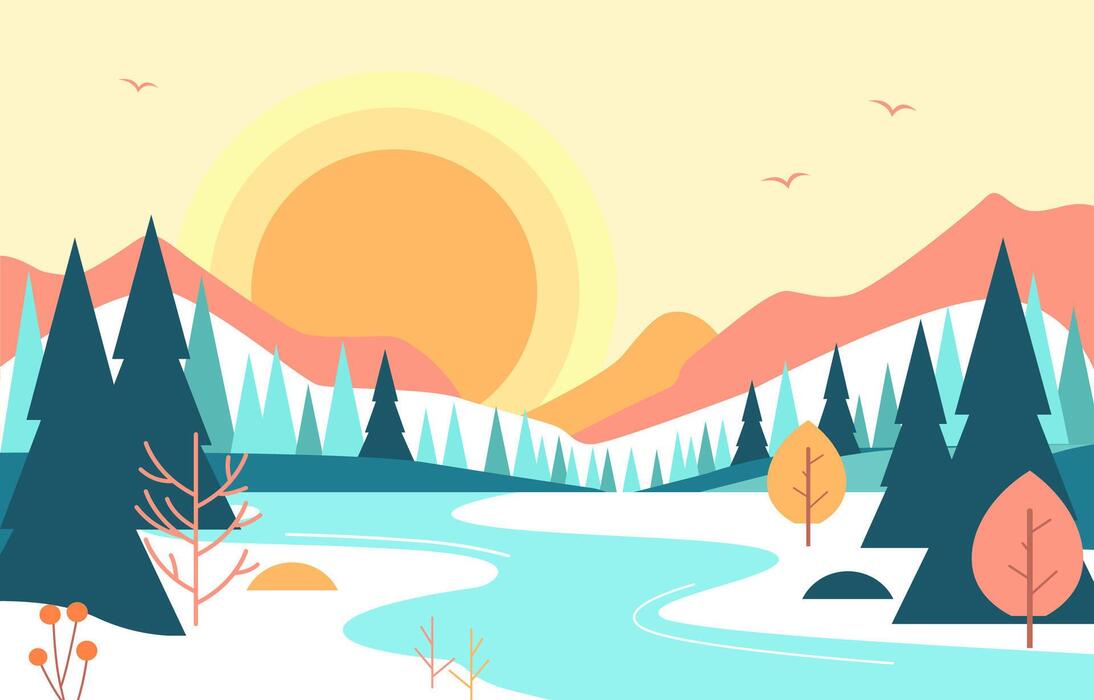 Page 3 | Beautiful Nature Landscape Vector Art, Icons, and Graphics for ...