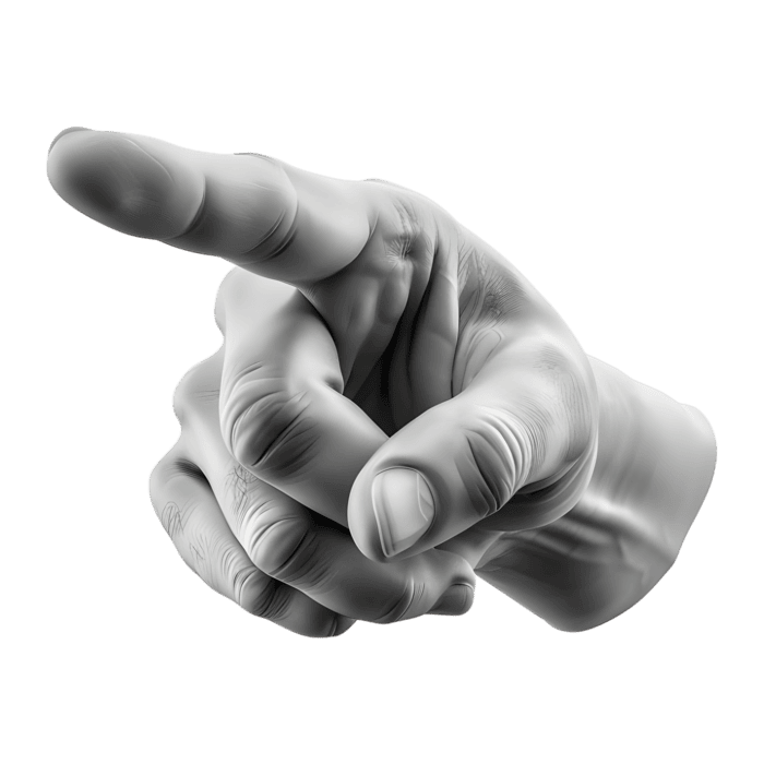 Mano Apuntando PNG para descargar gratis