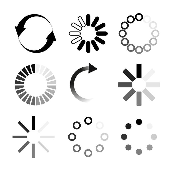 Loading Circle Vector Art, Icons, and Graphics for Free Download