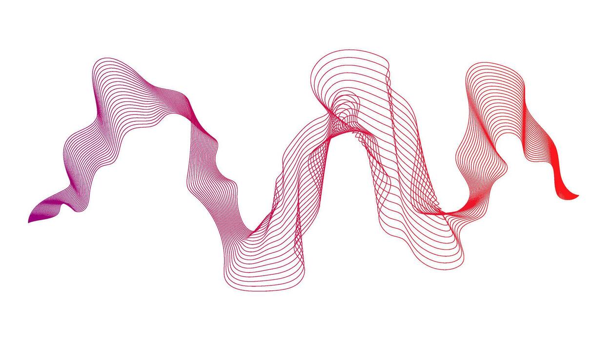 Red Abstract Wave Vector Art, Icons, and Graphics for Free Download