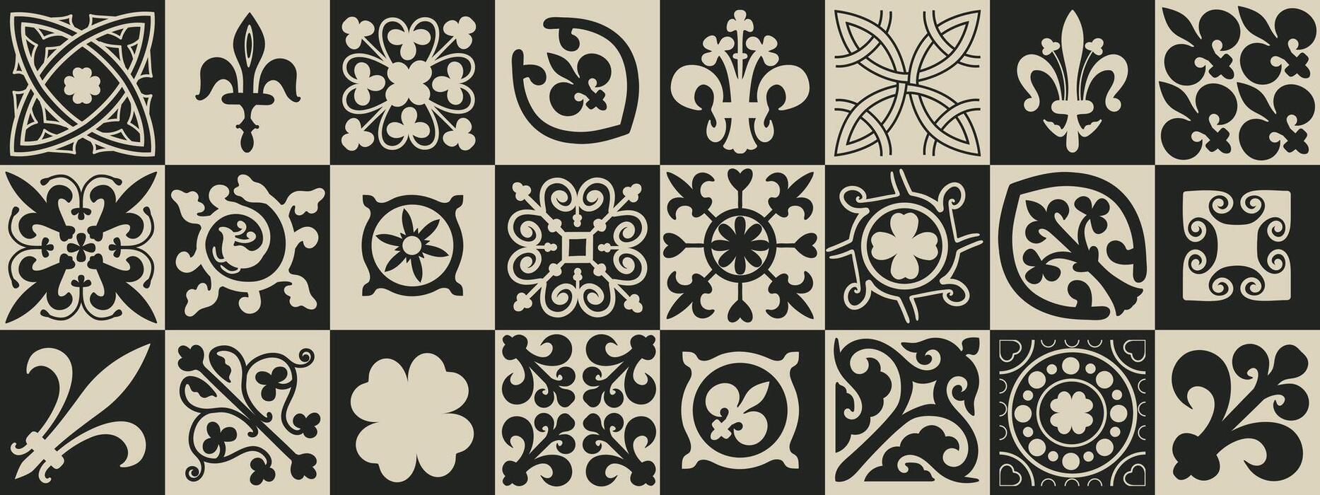 Medieval Pattern Vector Art, Icons, and Graphics for Free Download