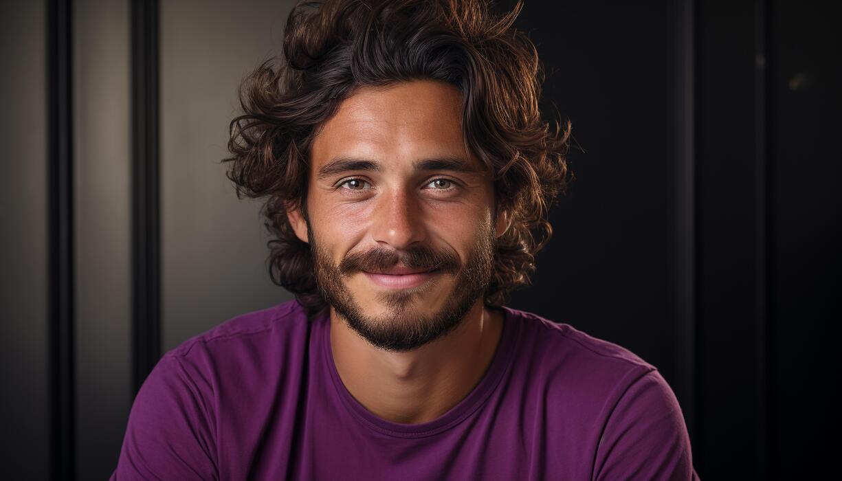 Curly Man Stock Photos, Images and Backgrounds for Free Download