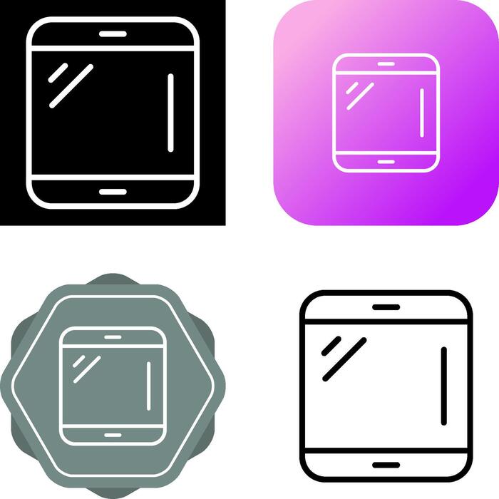 Mobile App Icon Mockup Vector Art, Icons, and Graphics for Free Download