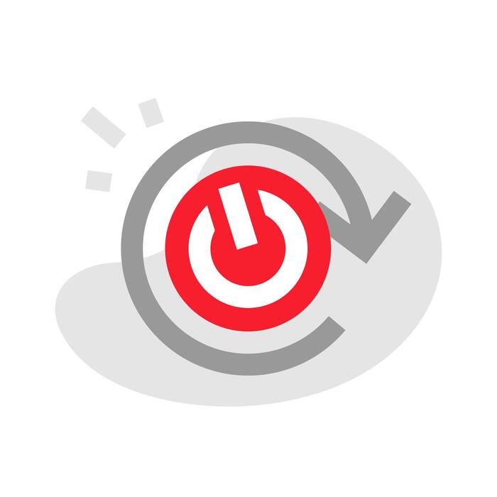 Restart Button Vector Art, Icons, and Graphics for Free Download