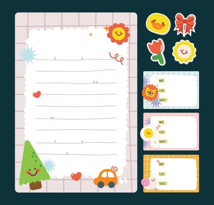 Cute Page Border Vector Art, Icons, and Graphics for Free Download