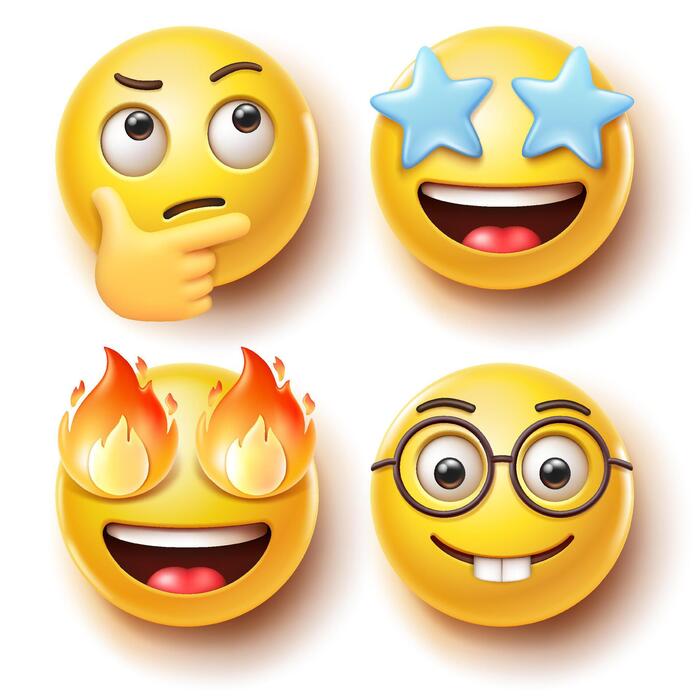 3d Emoji Set Vector Art Icons And Graphics For Free Download