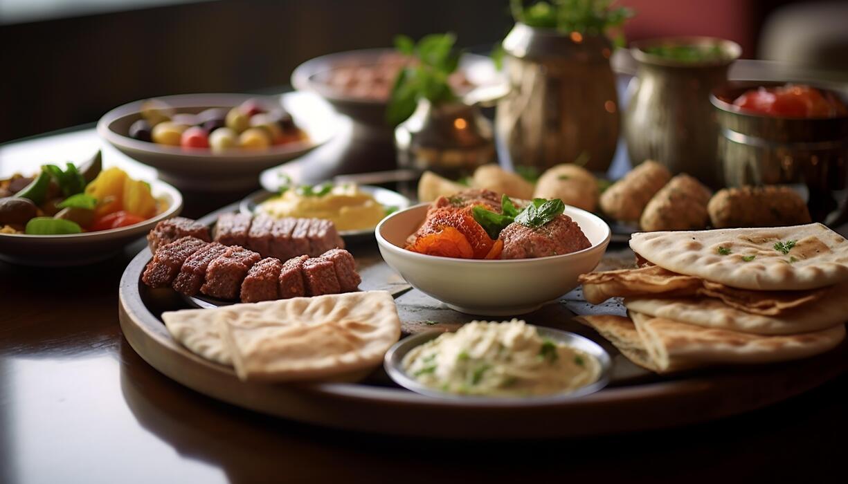 Lebanese Food Stock Photos, Images and Backgrounds for Free Download