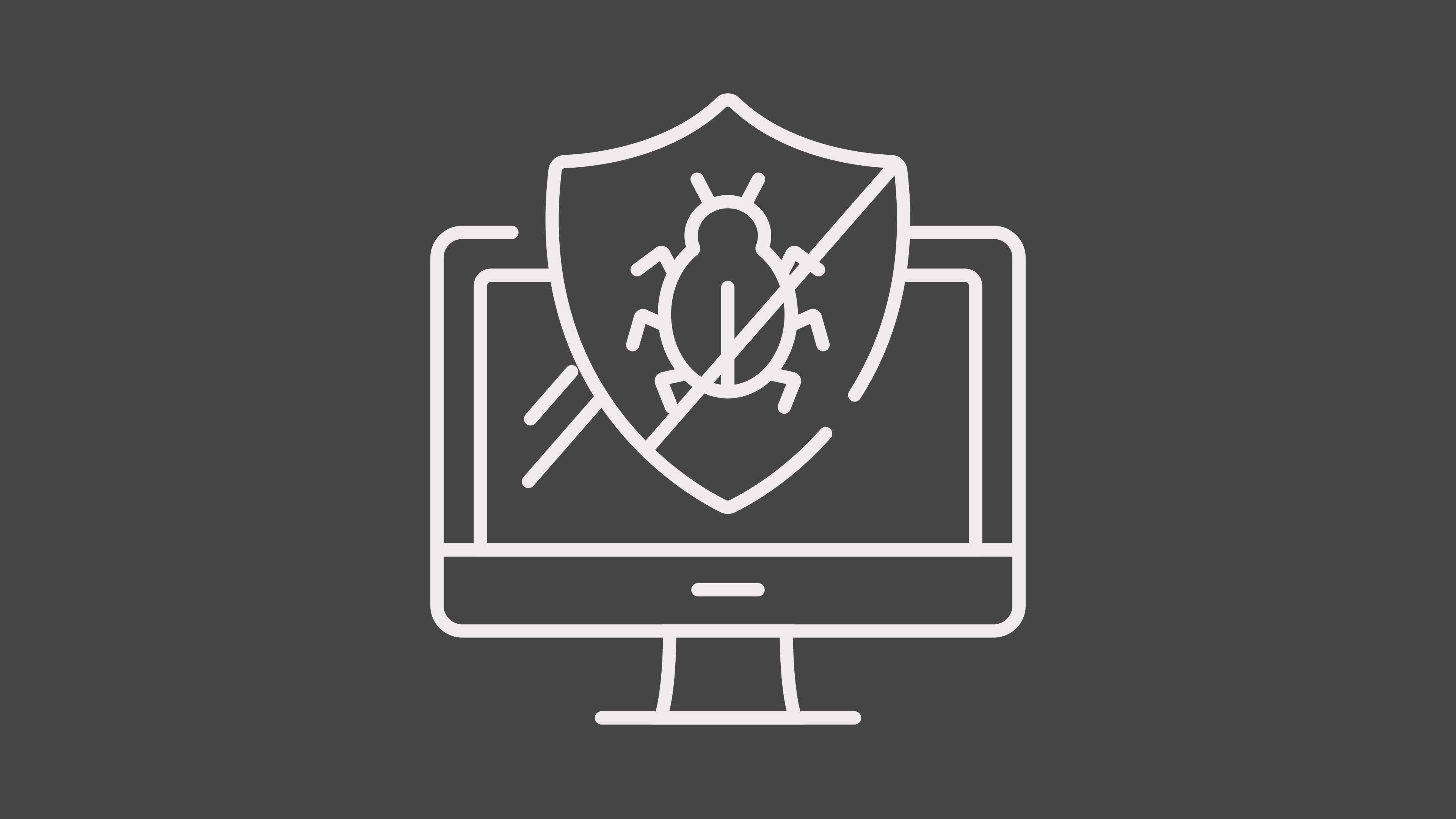 Animated Antivirus Software Line Animation. Anti Virus. Computer ...