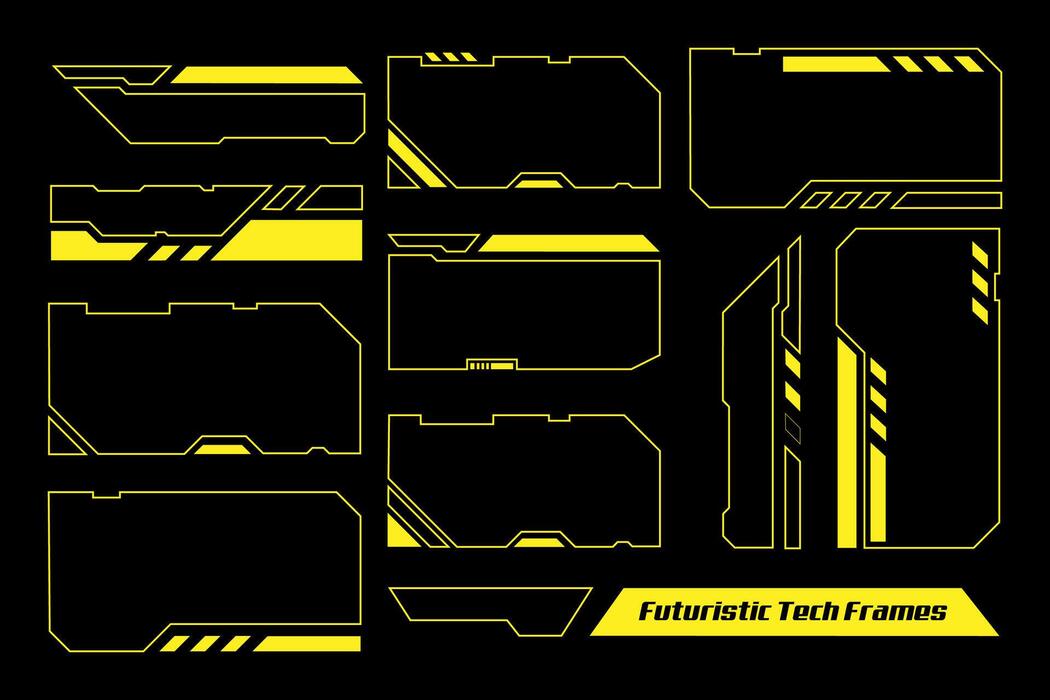Futuristic Text Box Vector Art, Icons, and Graphics for Free Download