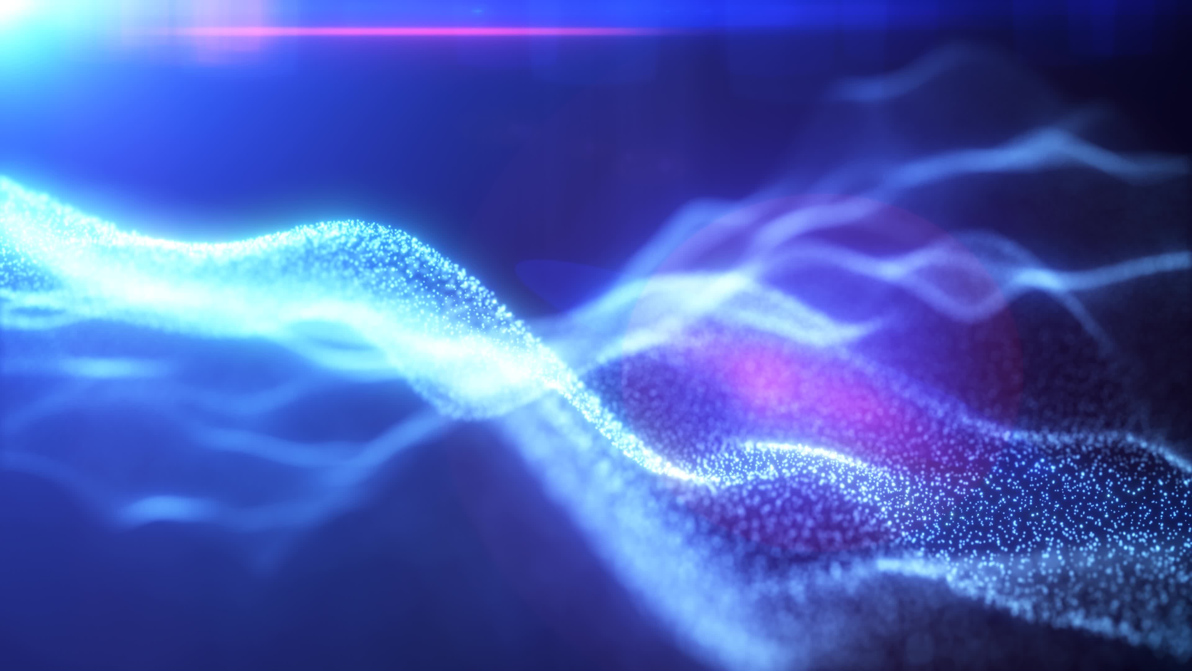 Particle Wave Background Stock Video Footage for Free Download