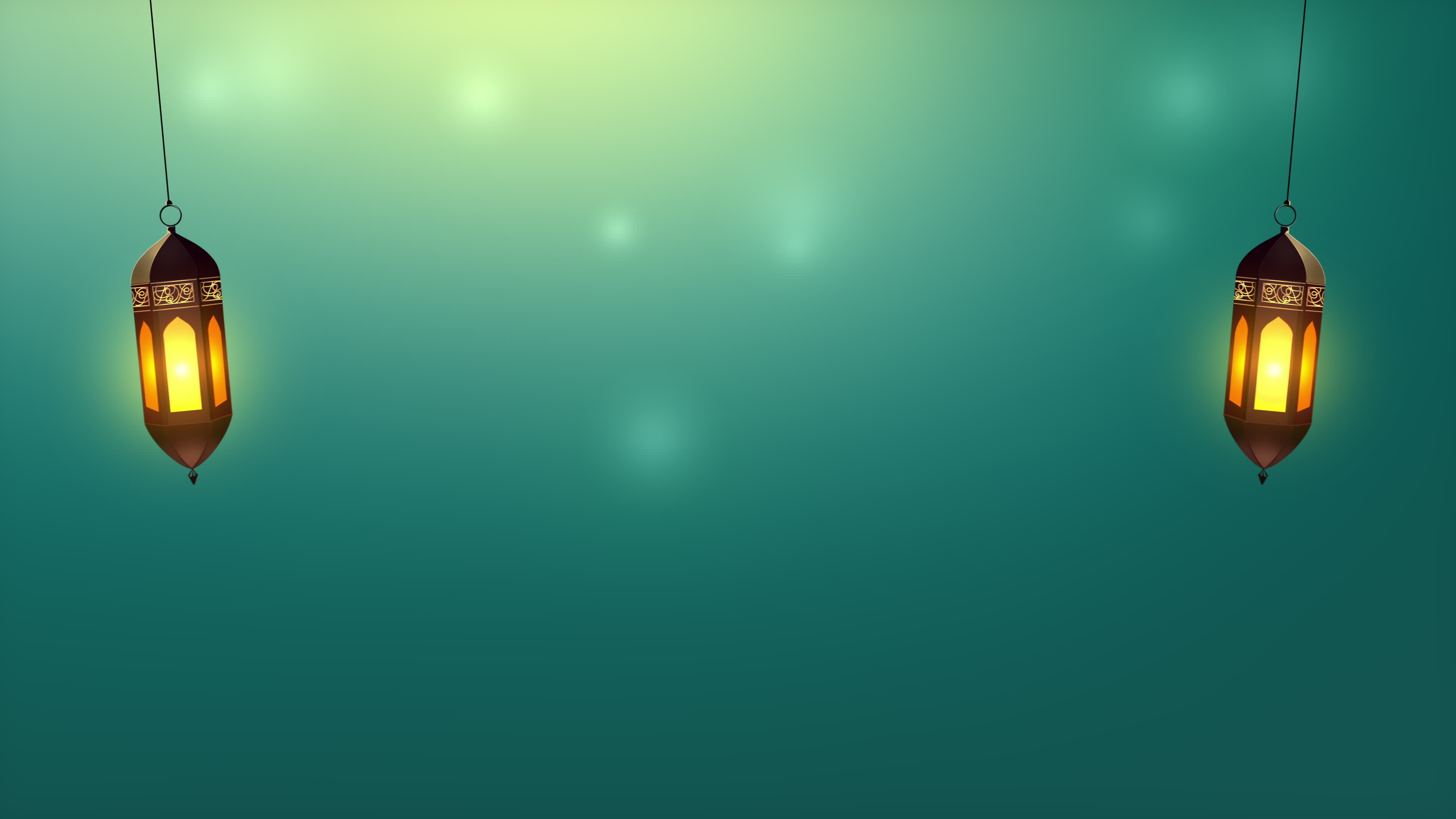 Eid Lanterns, Background Illuminated with Islamic Joy 40878728 Stock Video at Vecteezy