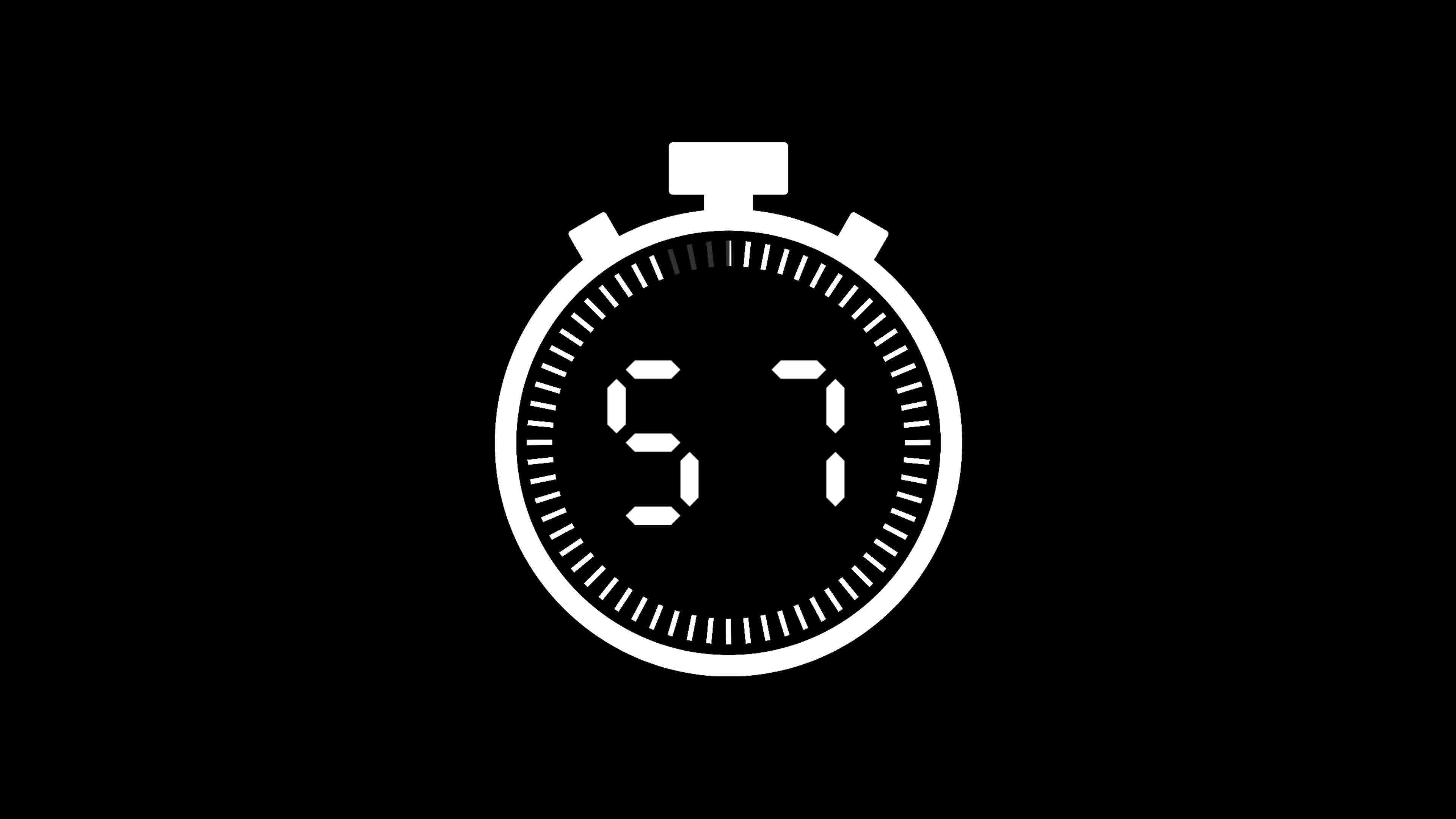 60 second countdown timer animation from 60 to 0 seconds. Modern white ... 60 second countdown timer animation from 60 to 0 seconds. Modern white ...