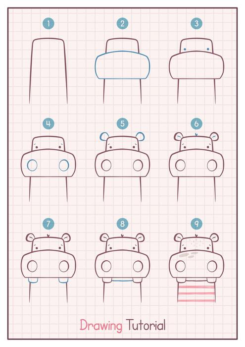 Step By Step Drawing Vector Art, Icons, and Graphics for Free Download