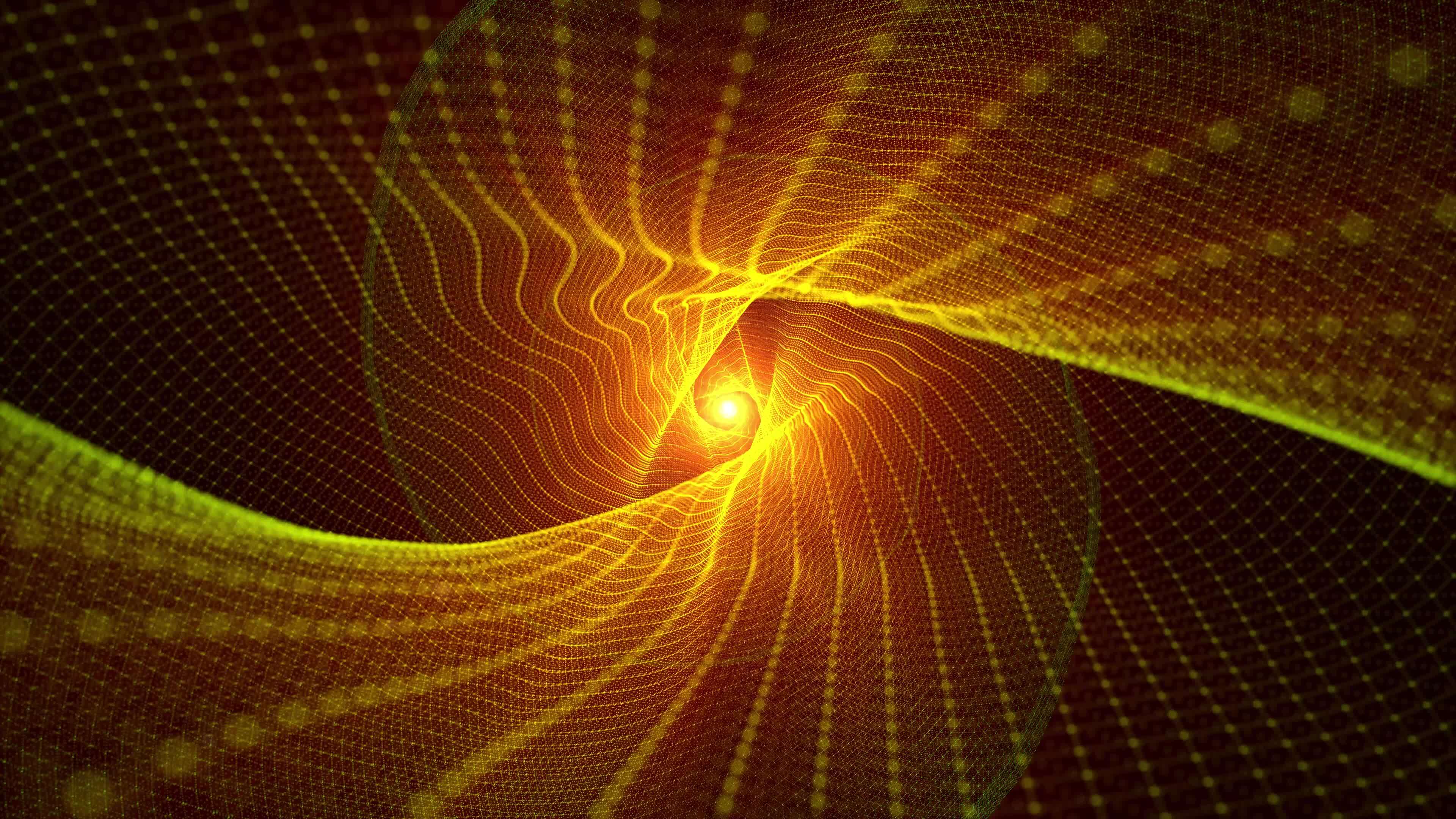 Seamless Loop Animation Of Abstract Background With Smoothly Moving