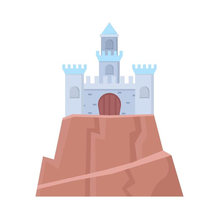Mountain Castle Vector Art, Icons, and Graphics for Free Download