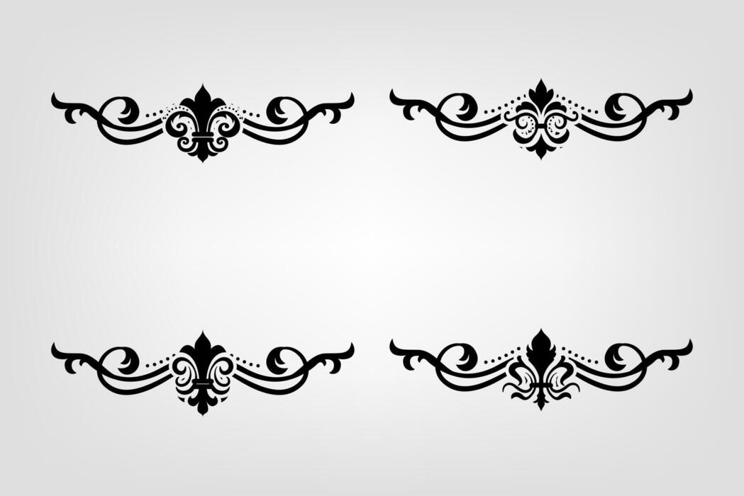 Top And Bottom Border Vector Art Icons And Graphics For Free Download