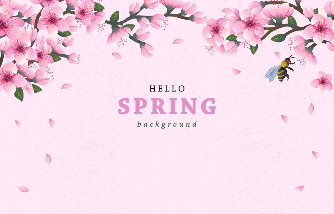 Realistic Spring Background Vector Art, Icons, and Graphics for Free ...