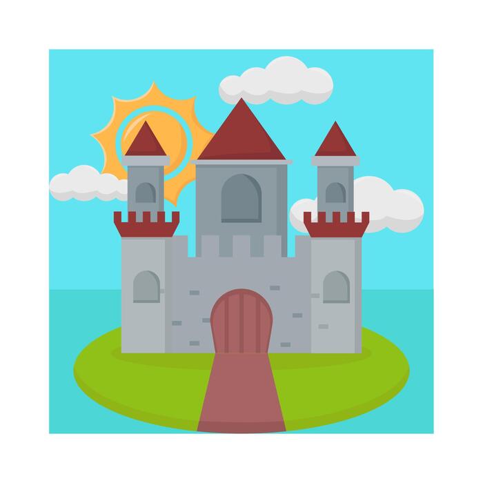 Kids Castle Vector Art, Icons, and Graphics for Free Download