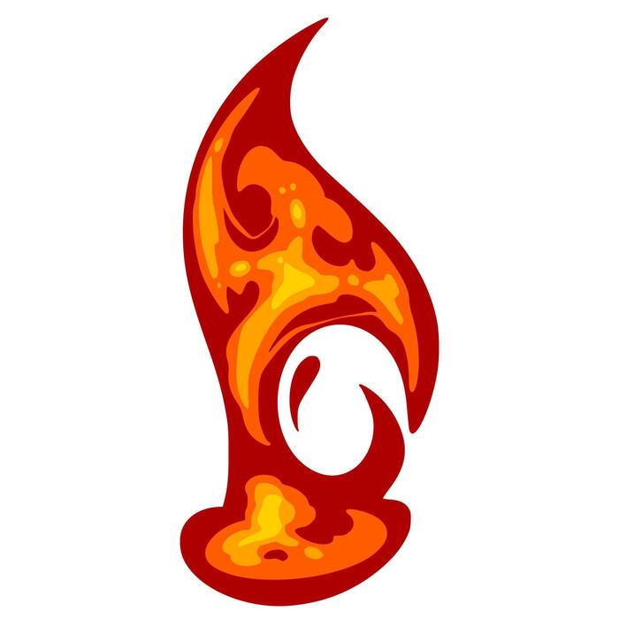 Cartoon Fire Logo Vector Art, Icons, and Graphics for Free Download