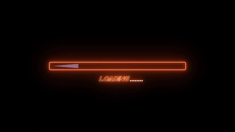 Glowing Loading Bar Interface 41055852 Stock Video At Vecteezy