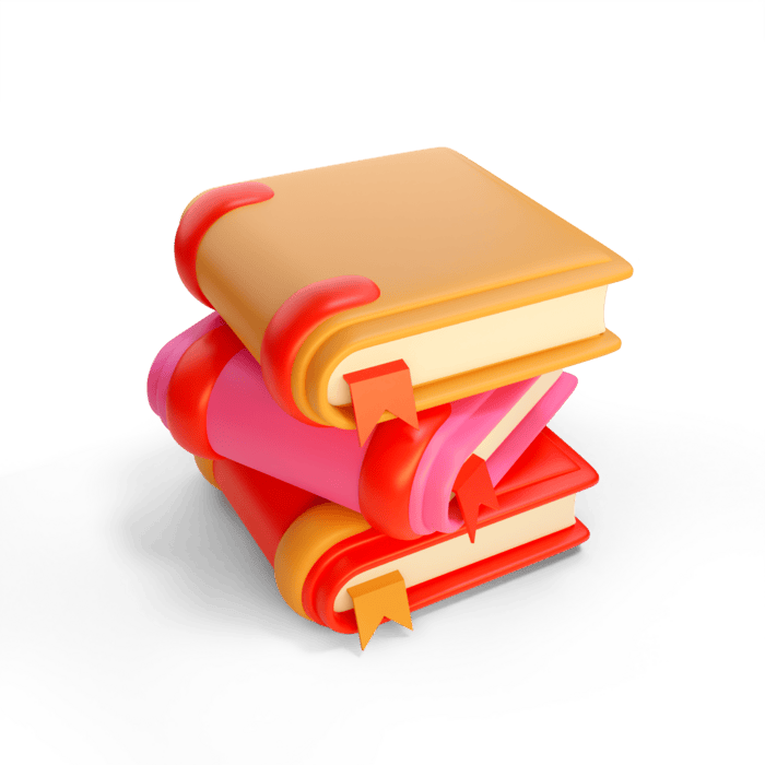 Book 3d PNGs for Free Download