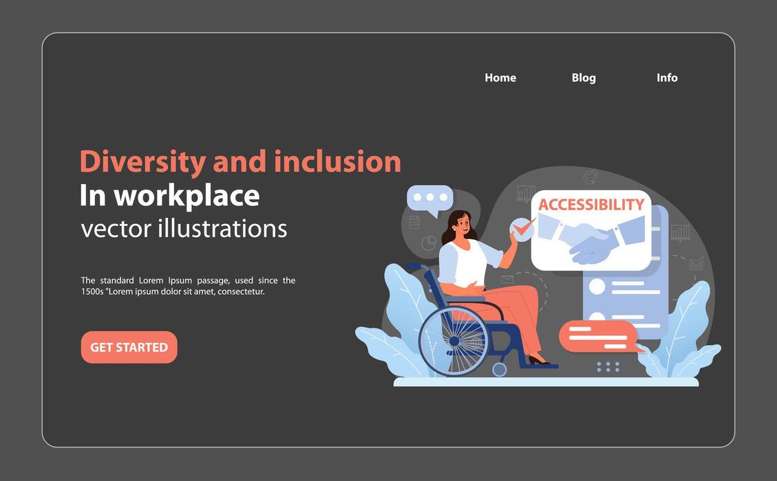 Disability Inclusion Vector Art Icons And Graphics For Free Download
