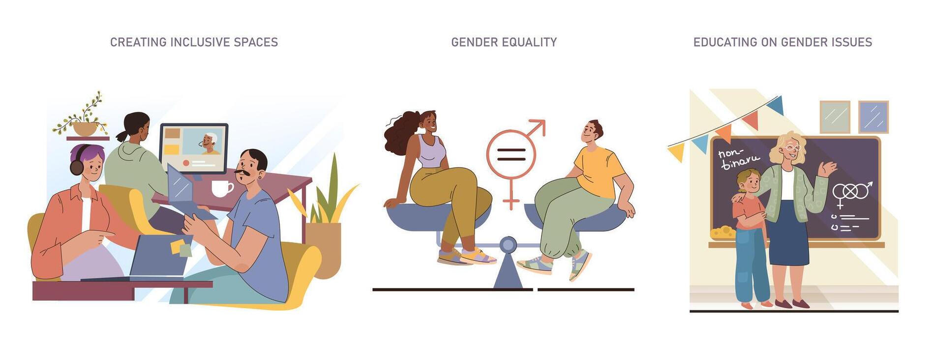 Gender Discrimination Vector Art, Icons, and Graphics for Free Download