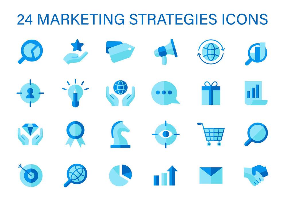 Marketing Icons Vector Art, Icons, and Graphics for Free Download